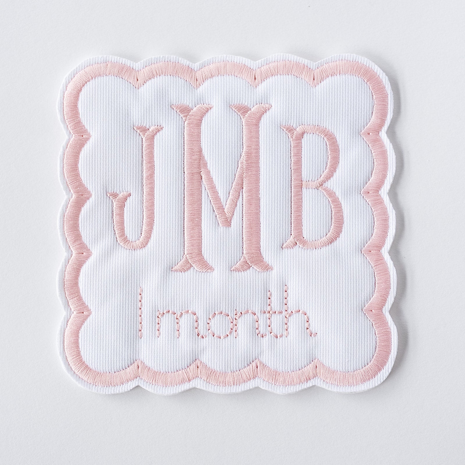 Personalized Embroidered Heirloom Monthly Markers – Namesake Celebrations